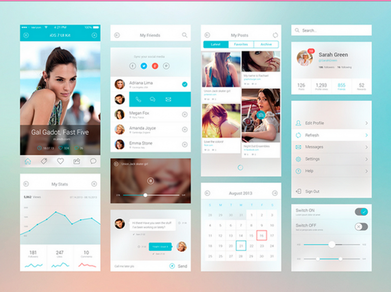 10 Inspiring Mobile App Interfaces - Codecondo